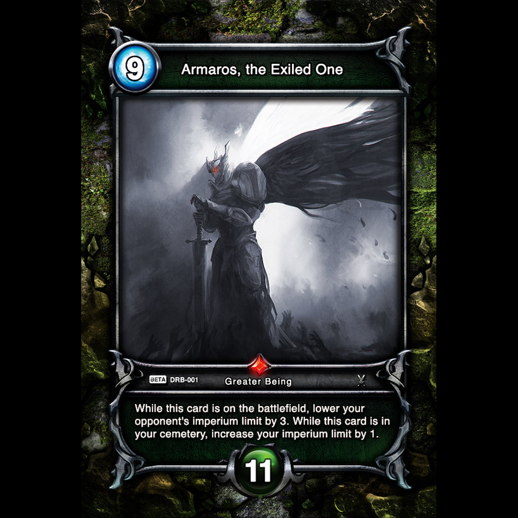 Armaros, the Exiled One - Promo Card – MaSTAR Media