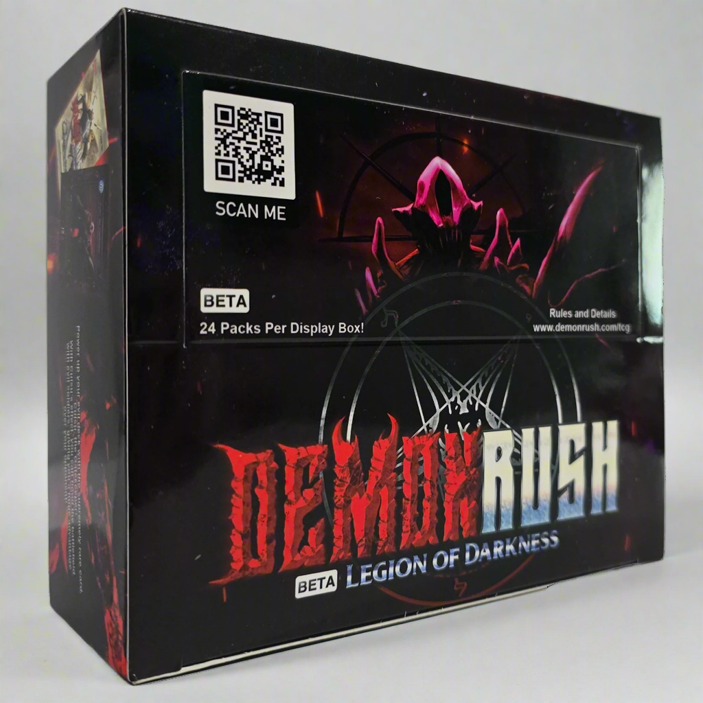 Booster Box - Demon Rush TCG Legion of Darkness (BETA) 24 packs – Demon ...